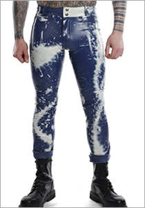 Bleachers jeans, slim fit - Blue/white - BLACKSTYLE Latexbekleidung aus ...